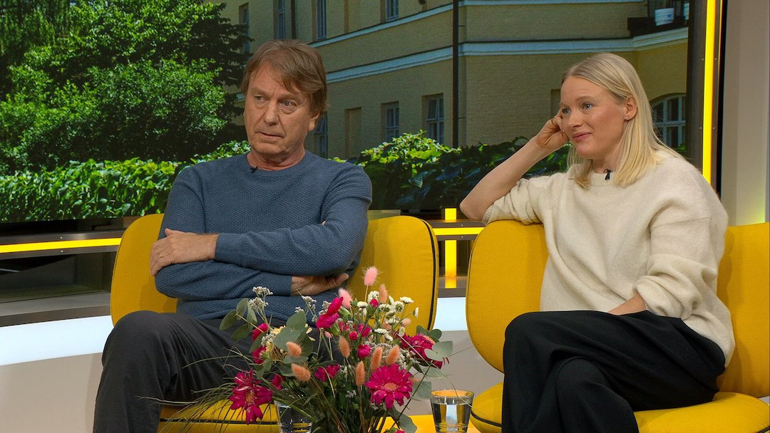 Laura Birn ja Mika Kaurismäki tukemassa Lapinlahtea MTV Huomenta ...